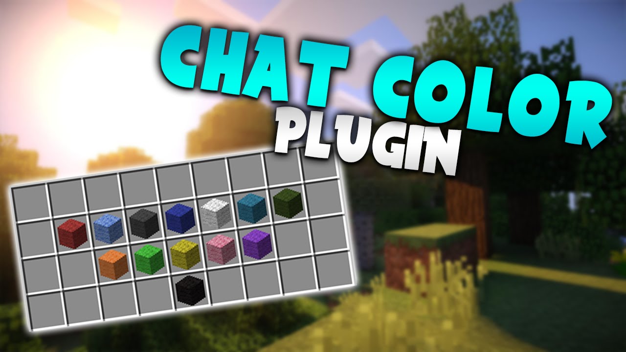 The Amazing Chat Color Minecraft Plugin Tutorial Youtube