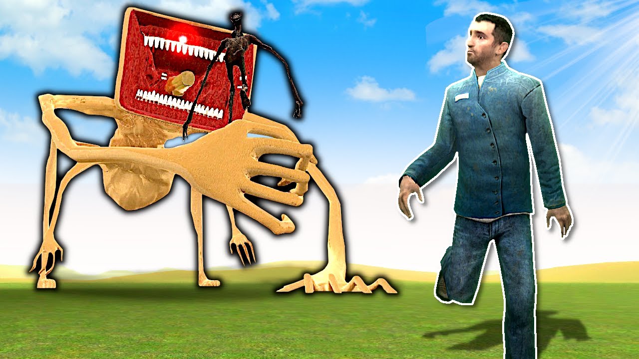 The Megahorn Eats Siren Head We Must Escape Garry S Mod Youtube