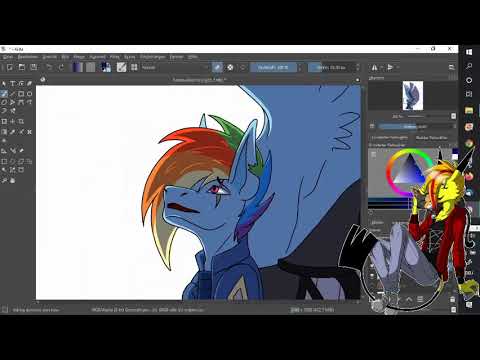 Rainbow Dash Apocalypse Au Mlp Speedpaint Youtube
