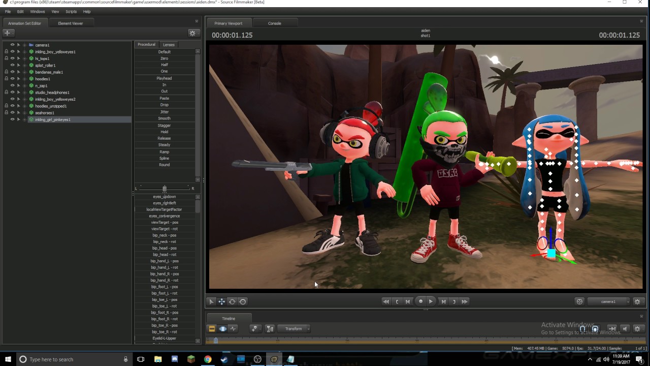 Sfm Splatoon Poster Time Lapse Youtube