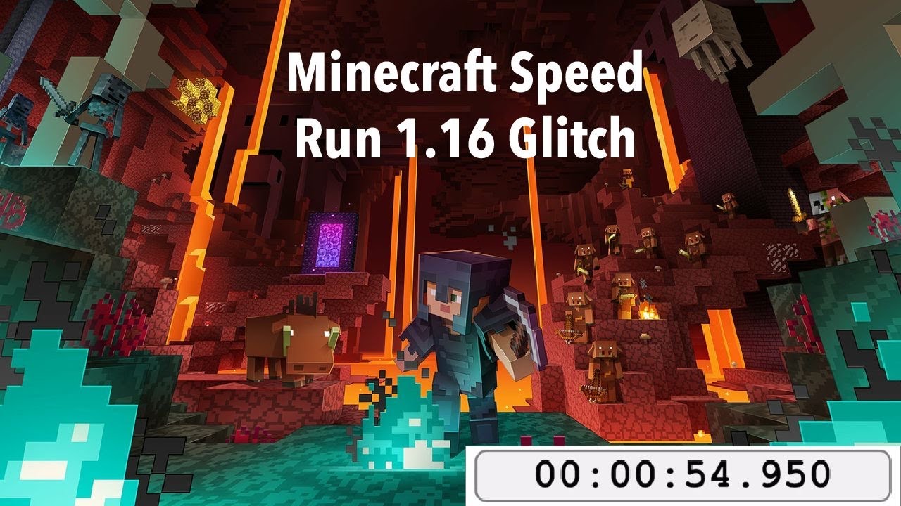 Beating Minecraft In 54 Seconds Youtube