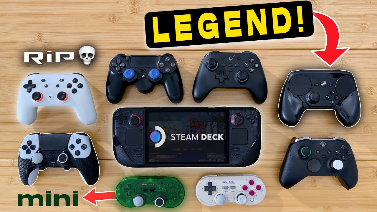The Best Steam Deck Controllers Youtube