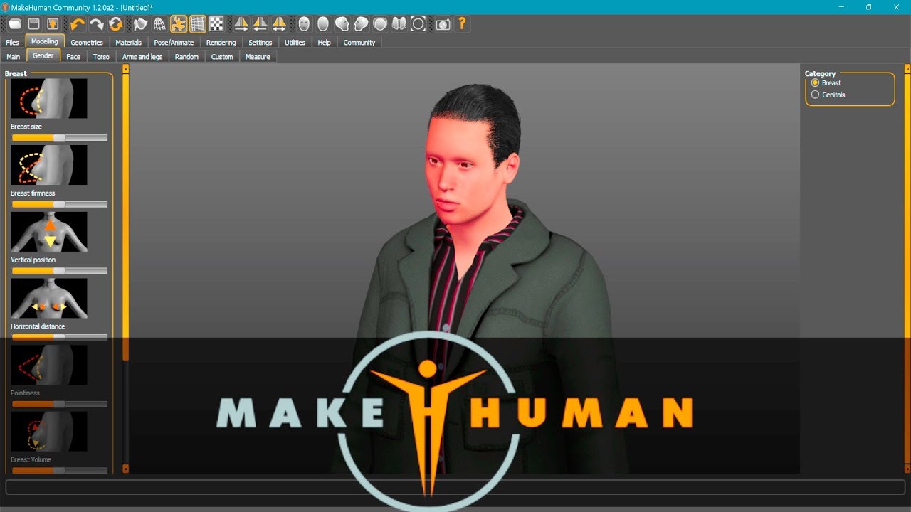 Makehuman Free Open Source Character Creator Youtube