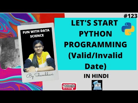 Python Programming Valid Invalid Date Python Program Programming