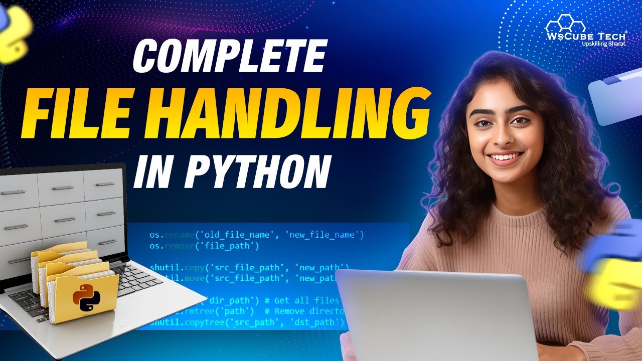 Complete File Handling In Python Python Tutorial Python Full Course