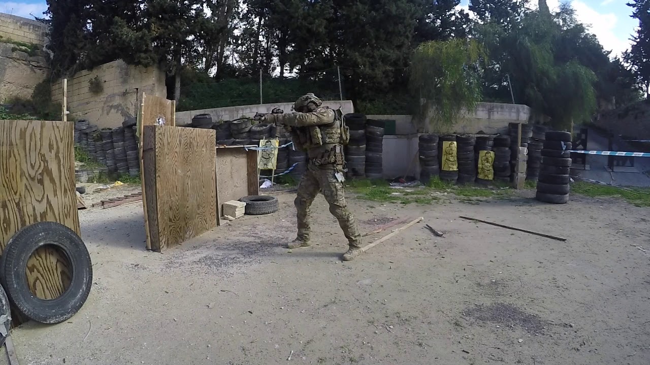 One Man Cqb First Room Youtube