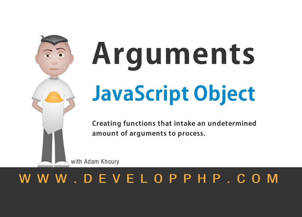 Javascript Arguments Object Function Tutorial Youtube