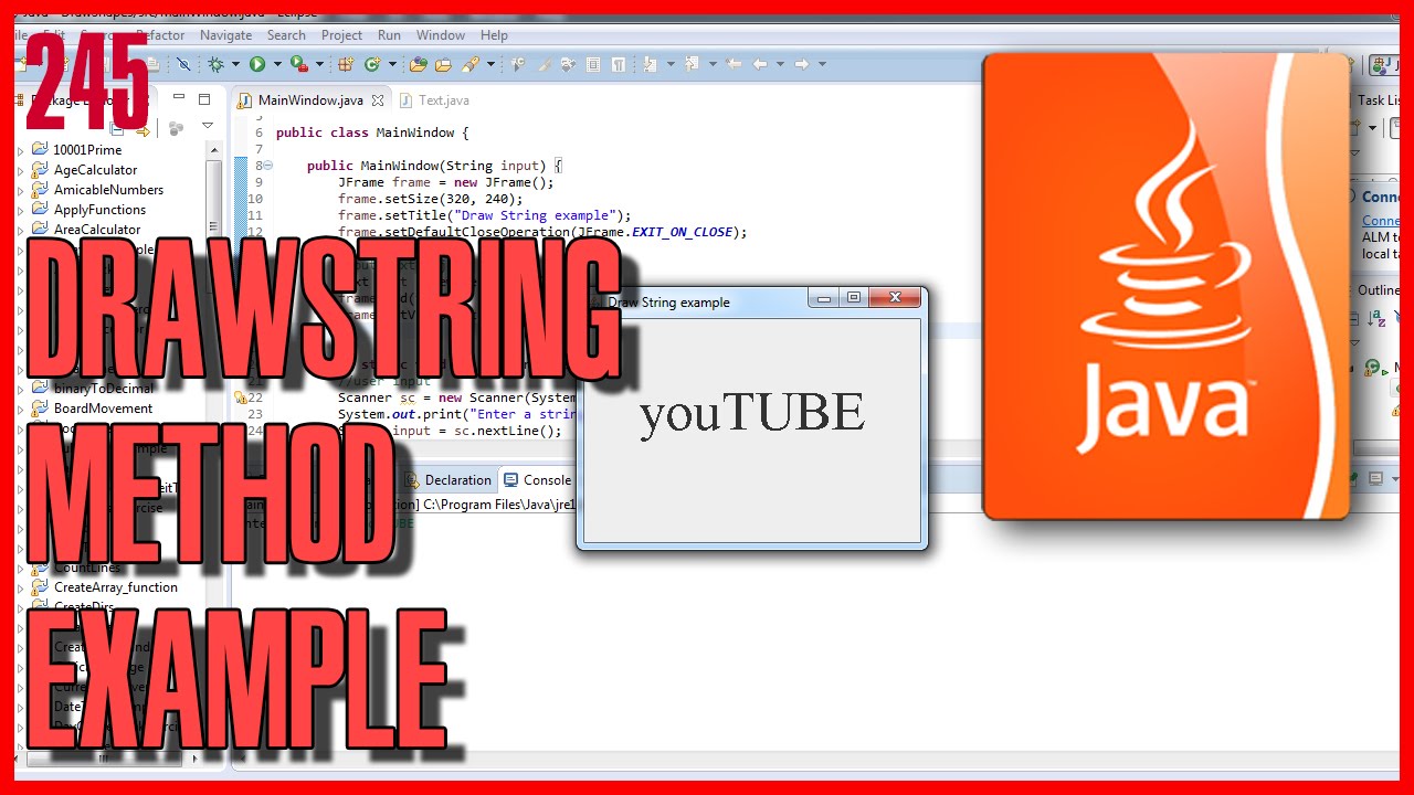 Draw String In Java Example At Martha Holt Blog