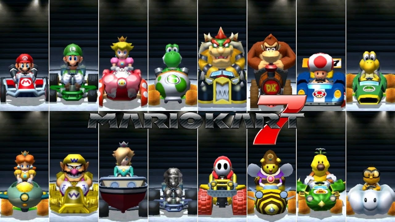 Mario Kart 7 Karts List Ranking Mario Kart 7 Tracks Tier List For Fun