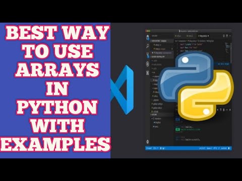 Arrays In Python Python Arrays Python Arrays Tutorial Python