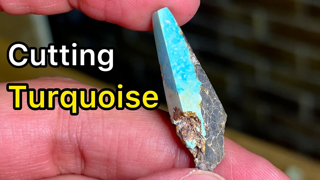 Process Of Cutting Turquoise Youtube