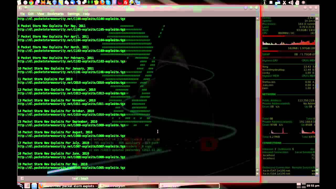 Update Exploits From Packetstorm Youtube