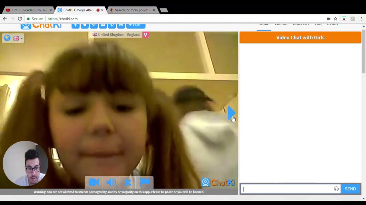 Savage 6 Year Old Girl On Omegle Youtube