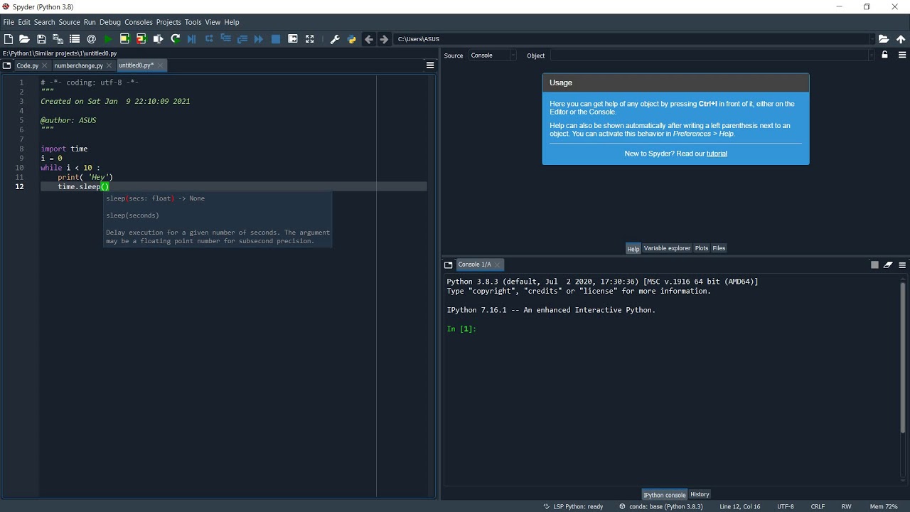 How To Make Time Delay In Python Youtube