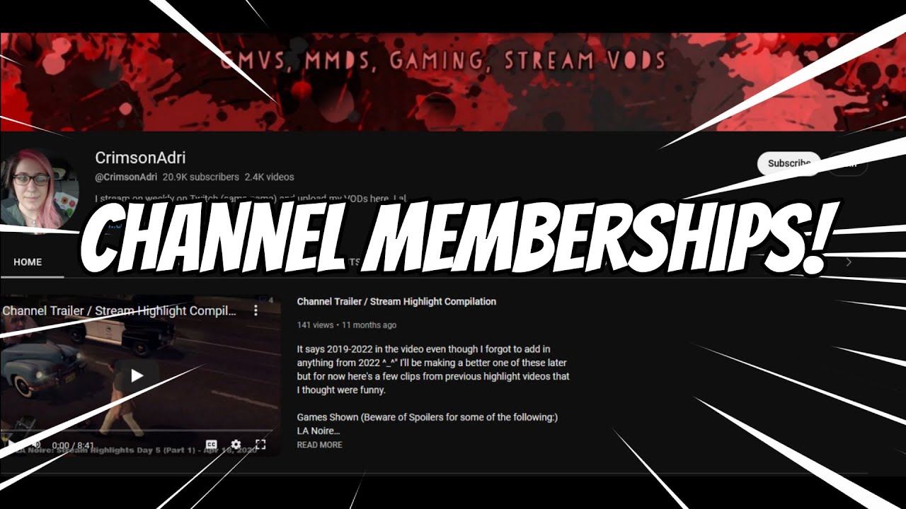 Channel Membership Overview Youtube