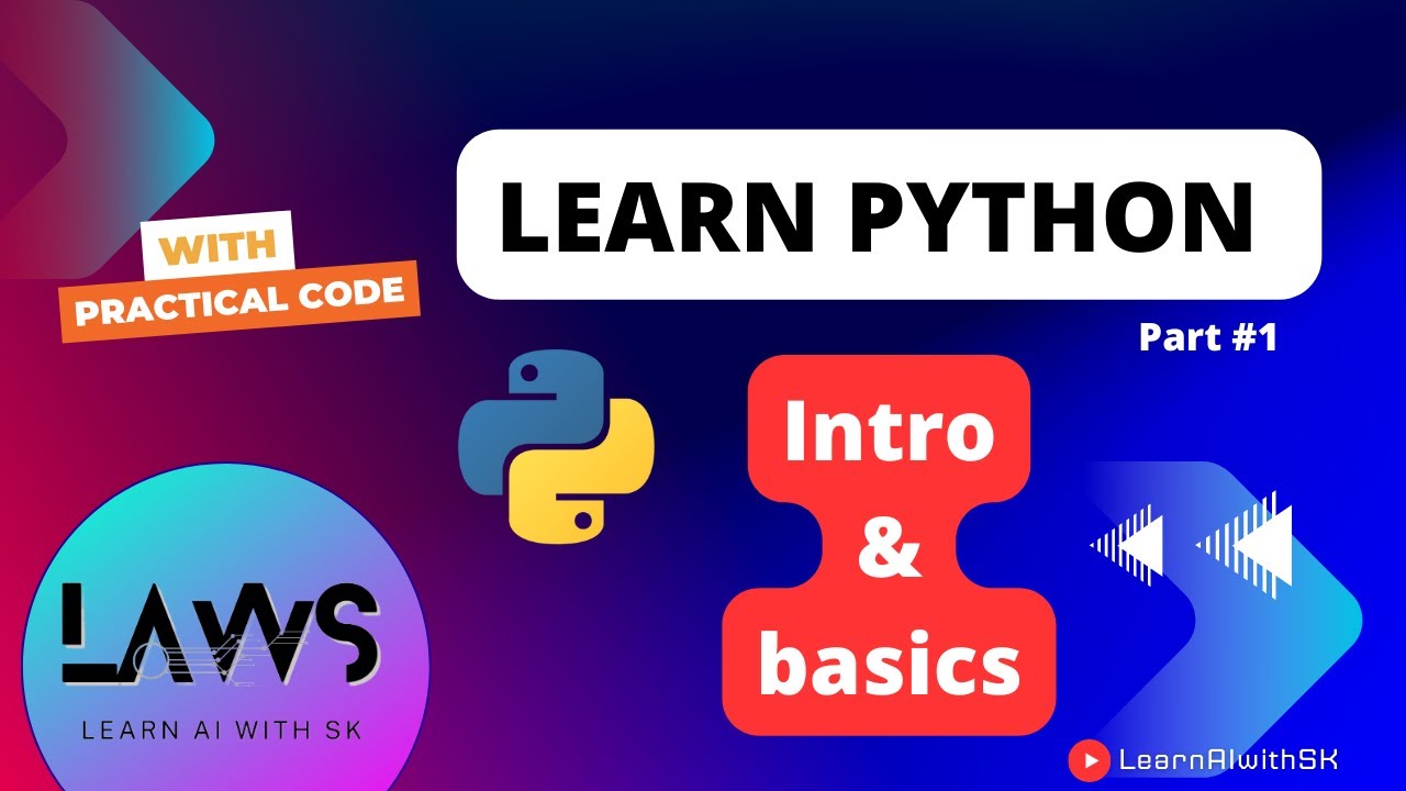Intro And Basics Of Python рџ вђќрџ Day 1 Python Tutorial For Beginners