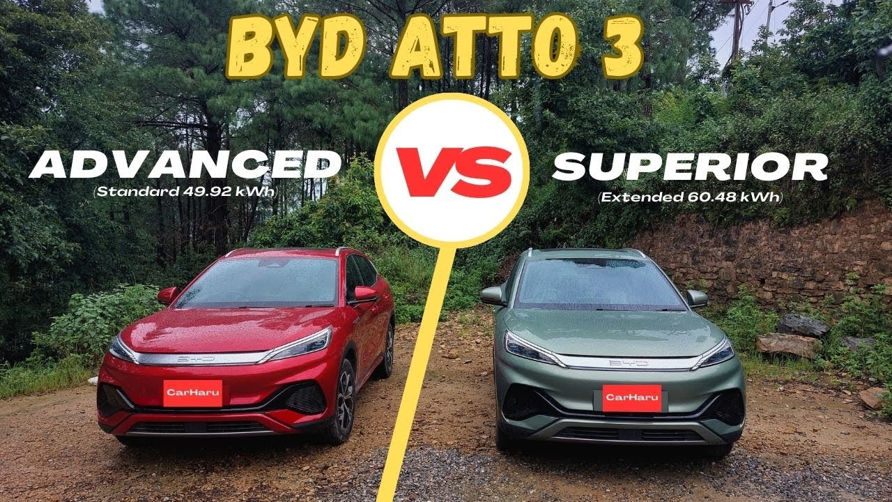 Byd Atto 3 Advanced Vs Superior Atto 3 Standard Vs Extended