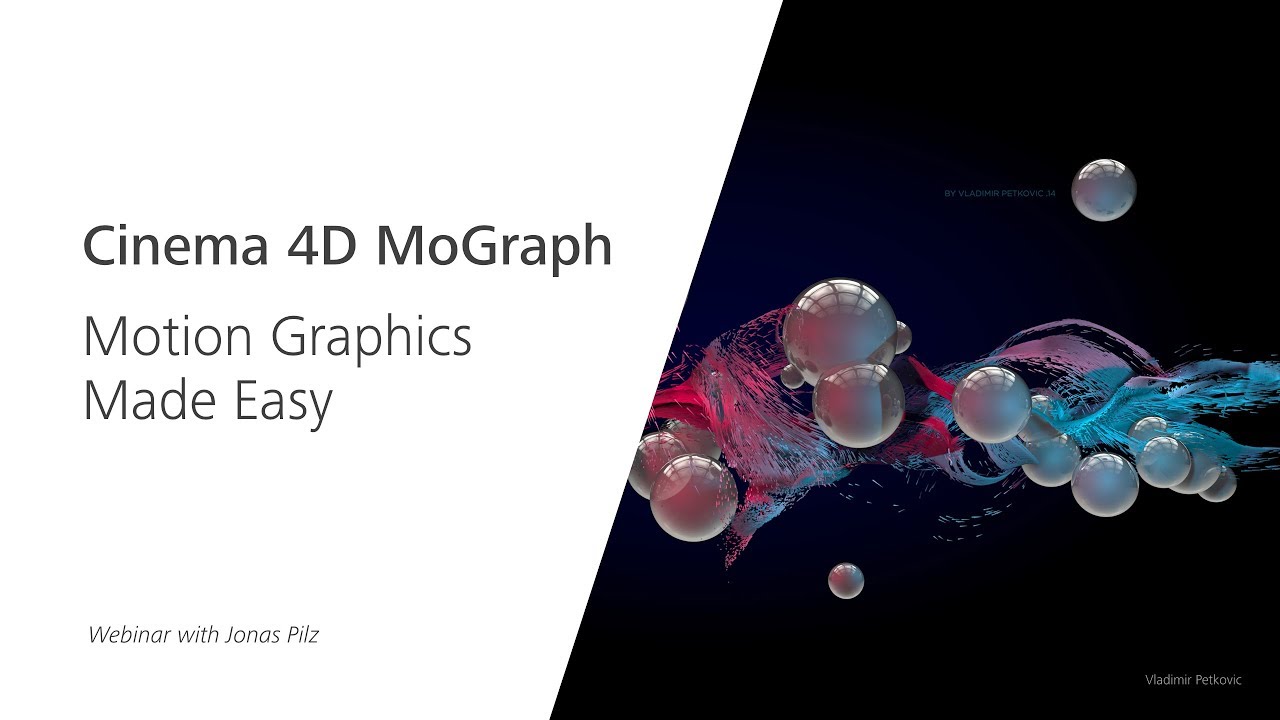 Webinar Cinema 4d Mograph Motion Graphics Made Easy Youtube