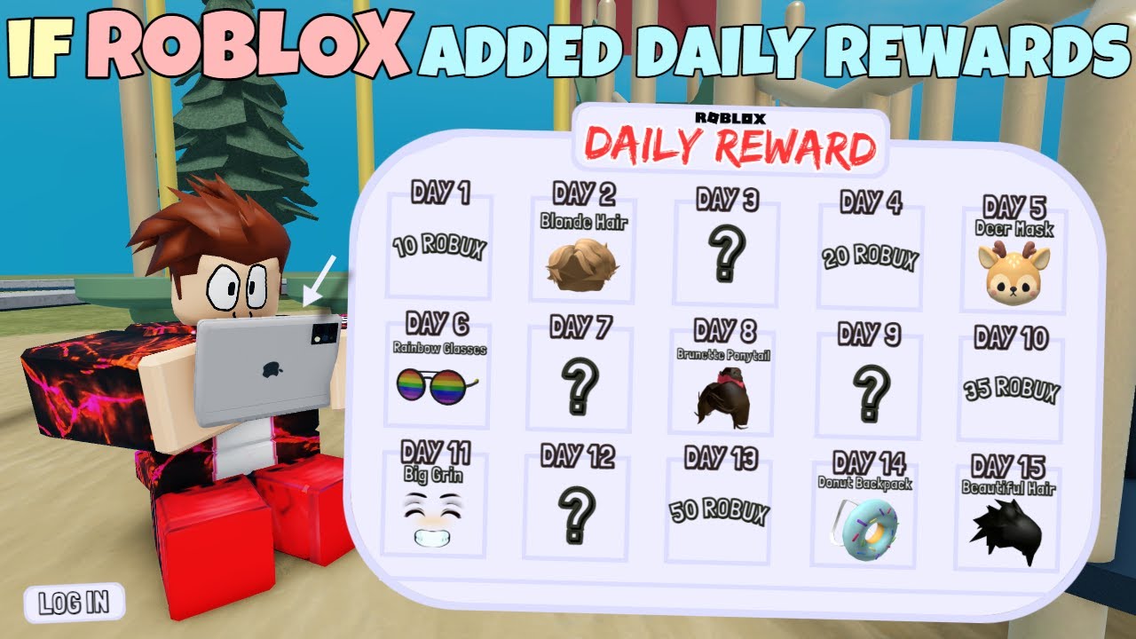 If Roblox Added Daily Rewards Youtube