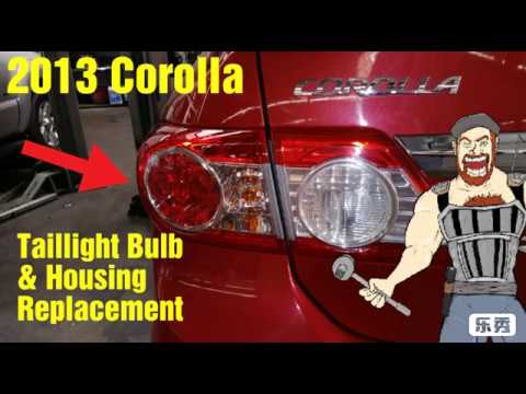 2013 Corolla Taillight Bulb Housing Replacement Youtube