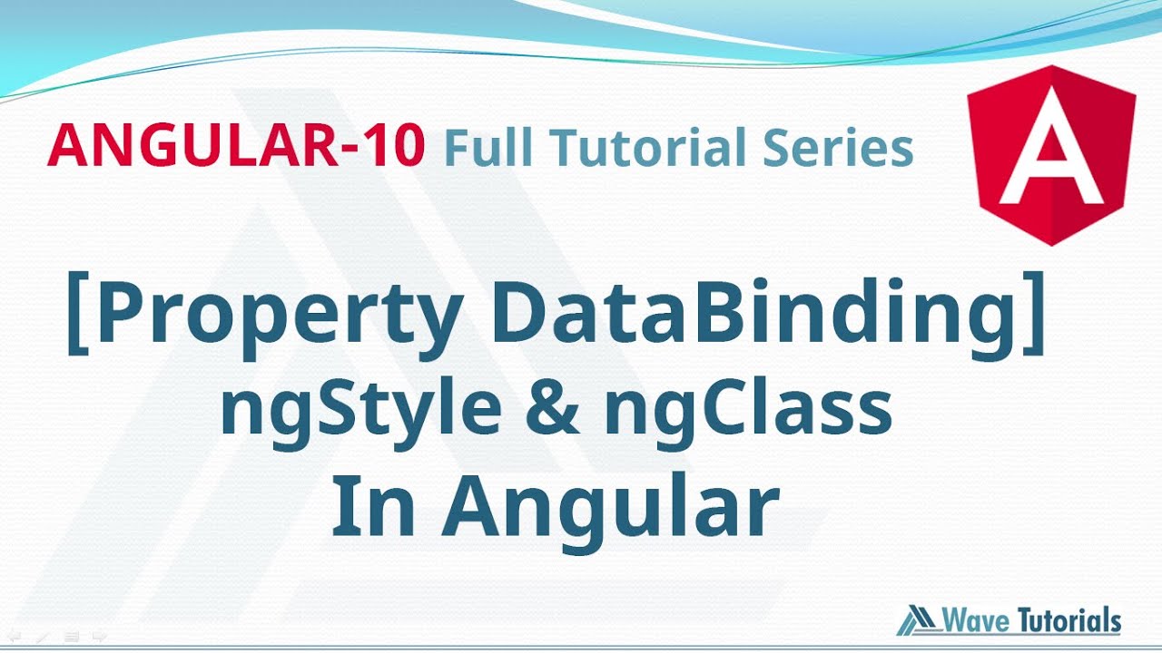 Property Data Binding Ngclass Ngstyle Angular 10 Angular 10