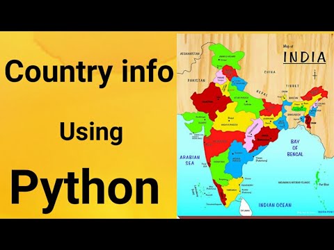 How To Get Country Info Using Python Countryinfo Module Python