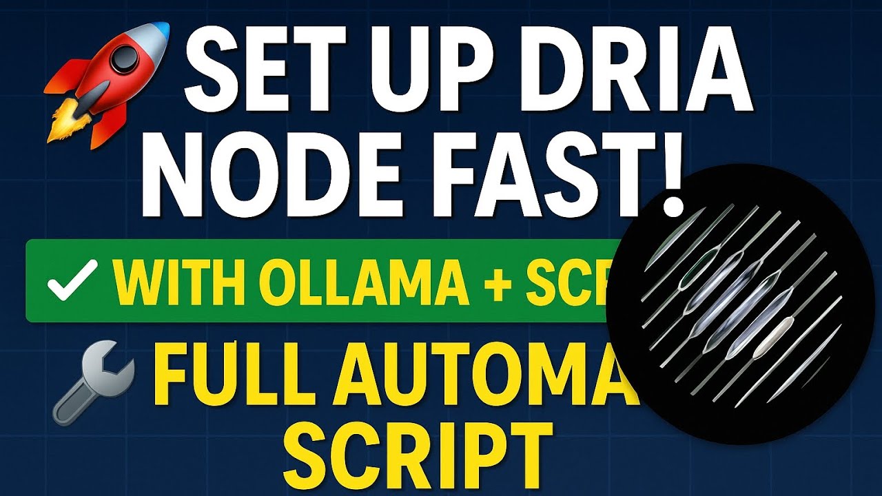 рџ ґ Set Up A Dria Node In Minutes Full Automated Script Ollama