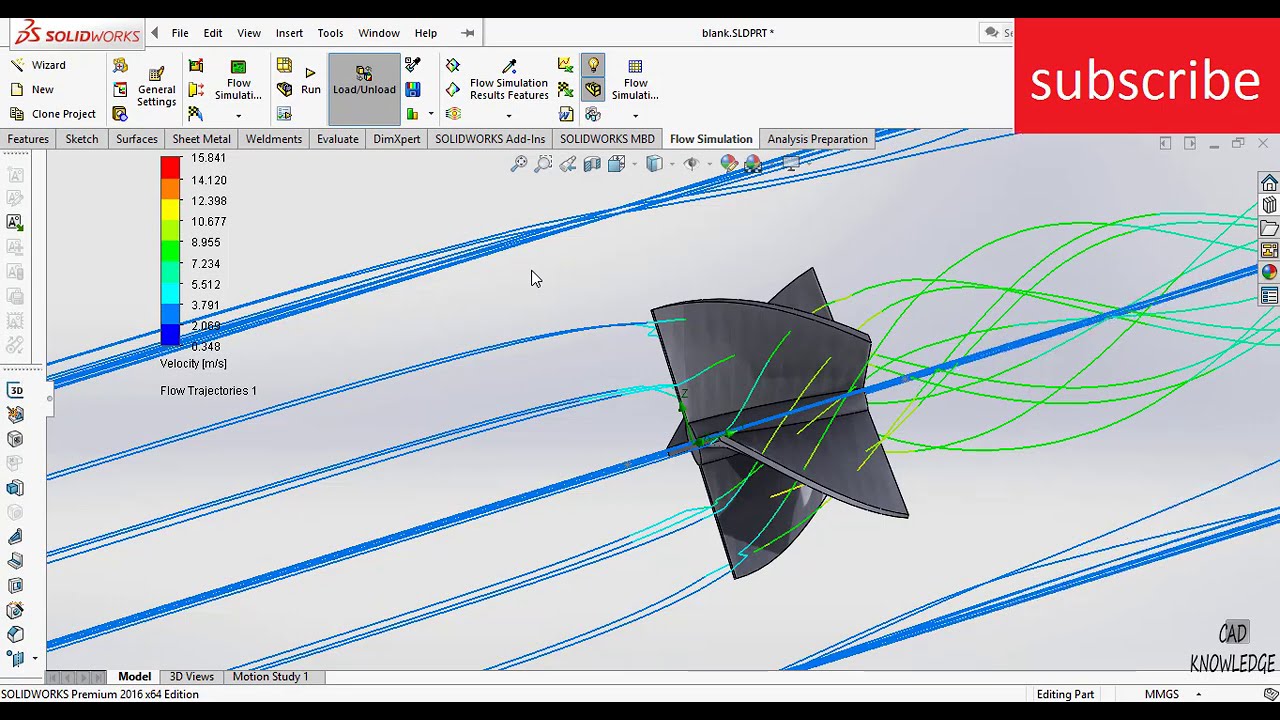 External Windmill Flow Simulation In Solidworks Fully Explained For