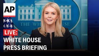 Live President Trump S Press Secretary Karoline Leavitt Holds White