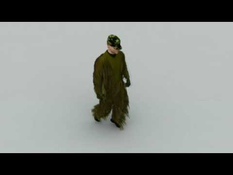 3d Ghilliesuit Tests Youtube