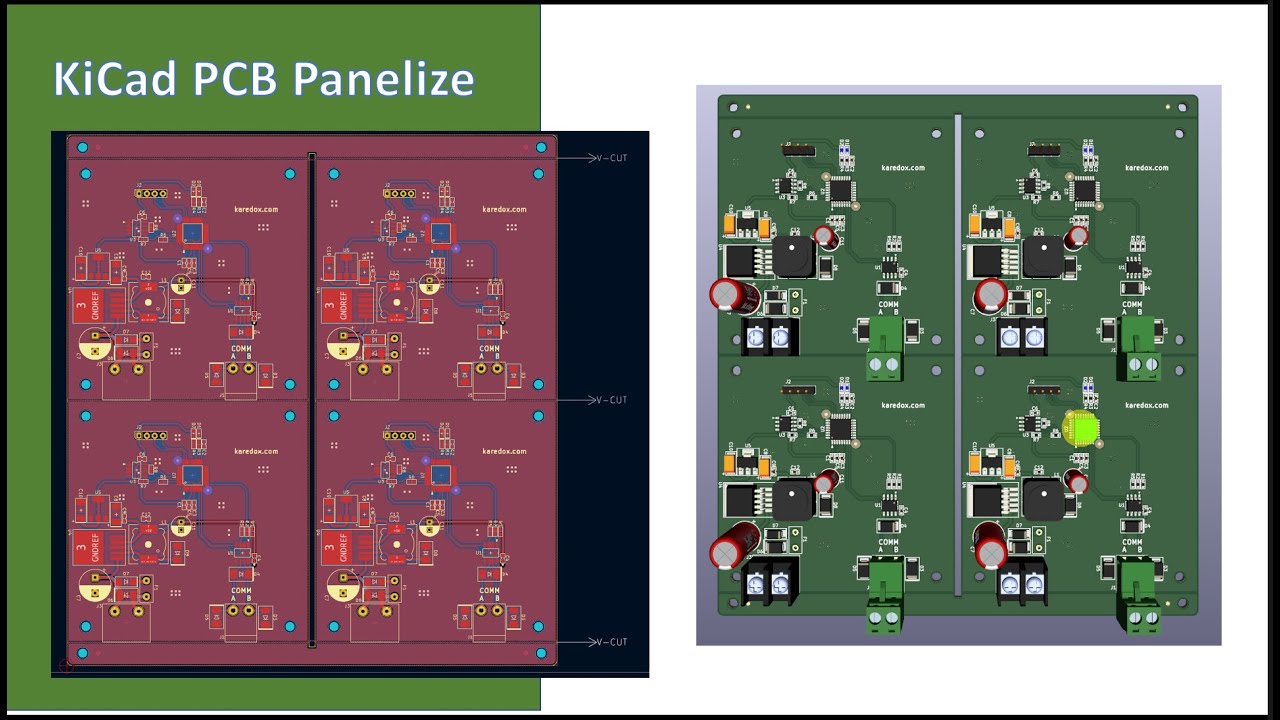 Kicad Pcb Panelize By Manual Using Special Tool Create Array Youtube