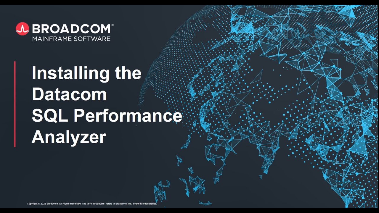 Installing The Datacom Sql Performance Analyzer Youtube