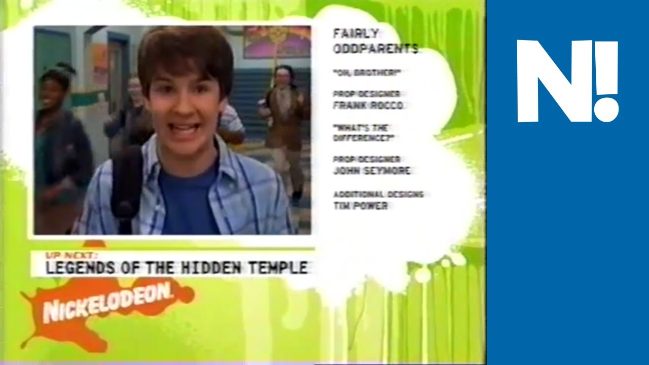 Nickelodeon The Fairly Oddparents Split Screen Credits June 7 2007