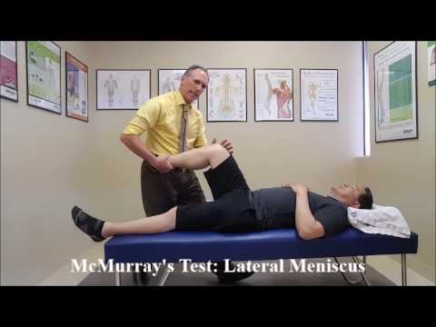 Mcmurray S Test Lateral Meniscus Youtube