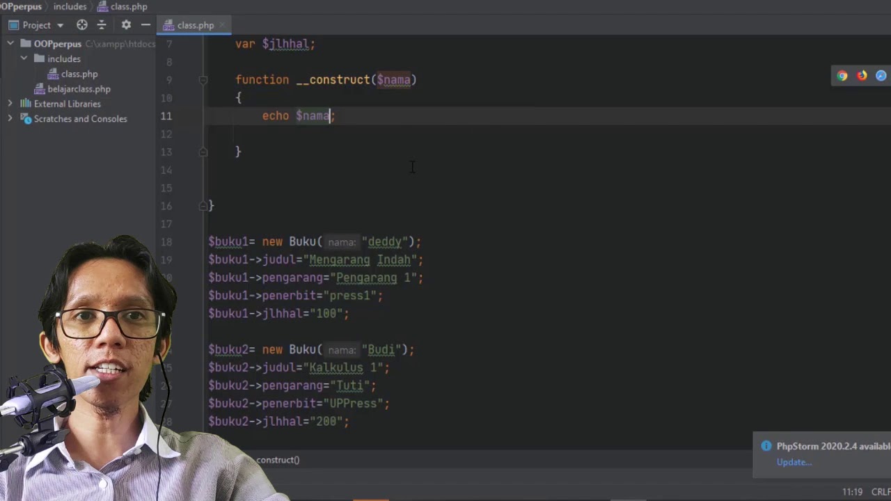 Membuat Constructor Dengan Php Youtube