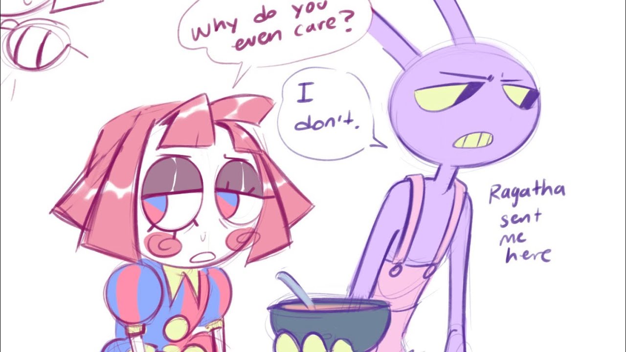 Pomni And Jax Kiss пёџ Pomni X Jax The Amazing Digital Circus Comic