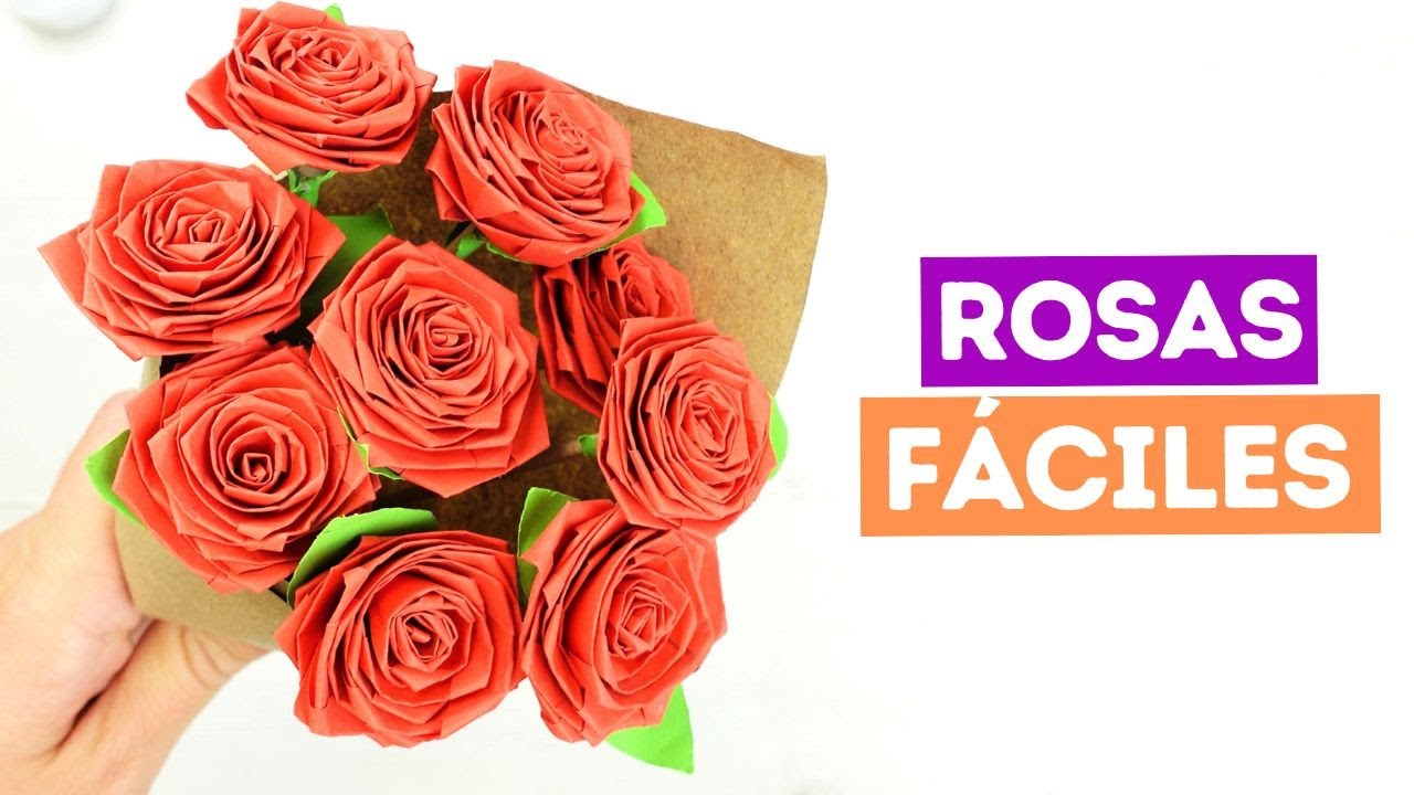 Que Hacer En Rosas Flores De Papel Cómo Hacer Flores De Papel Con
