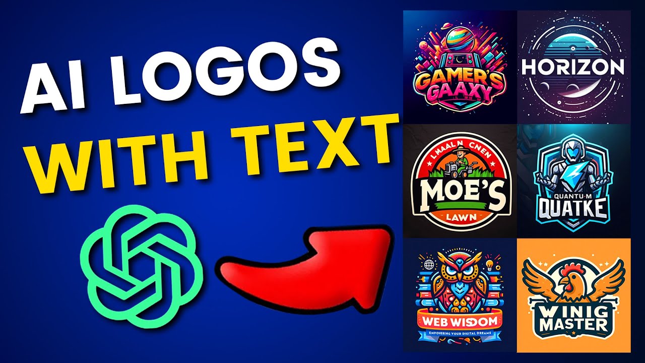Create Stunning Ai Logos Using Dall E 3 Dall E 3 Guide Youtube