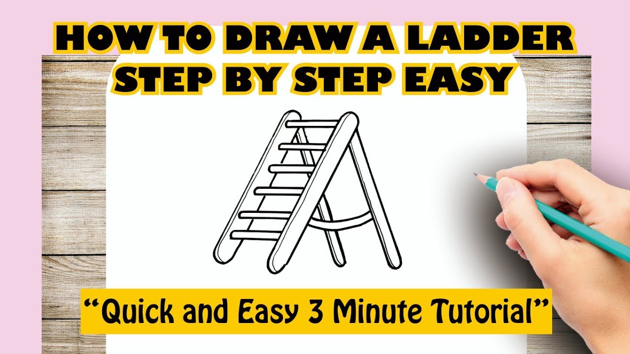 Step Ladder Drawing At Phyllis Burlingame Blog
