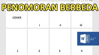 Cara Membuat Nomor Halaman Berbeda Romawi Dan Angka Ms Word Tutorial ...