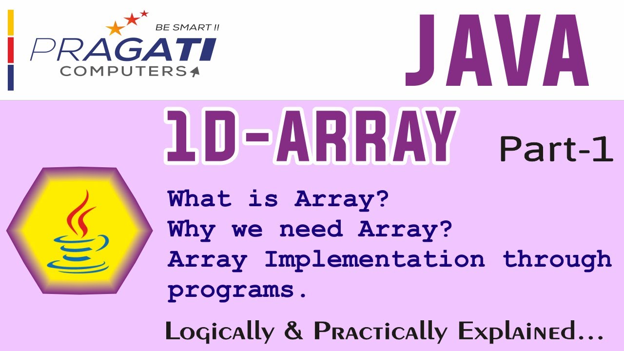 Java 1d Array Part 1 Youtube