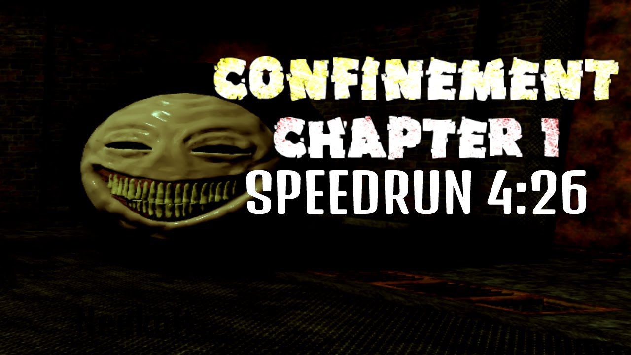 Roblox Confinement Chapter 1 Speedrun 4 26 Solo Youtube