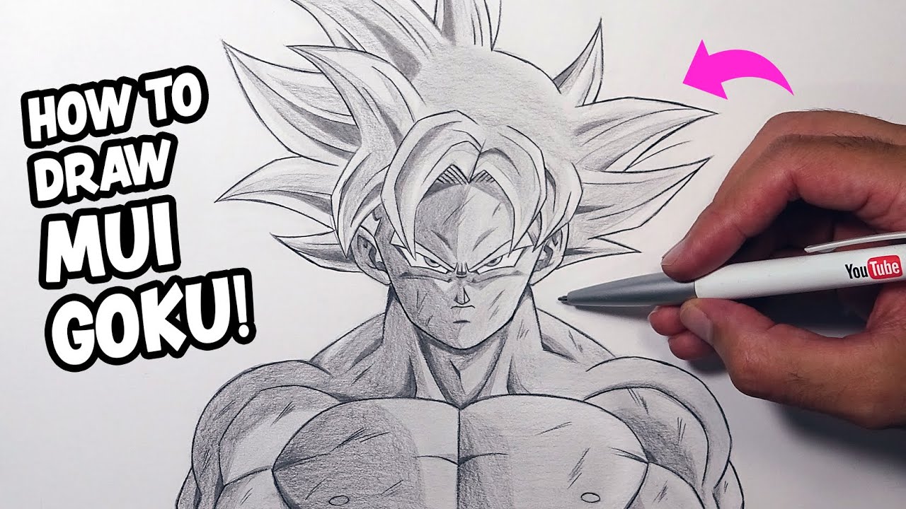 How To Draw Ultra Instinct Goku Step By Step Tutorial At George