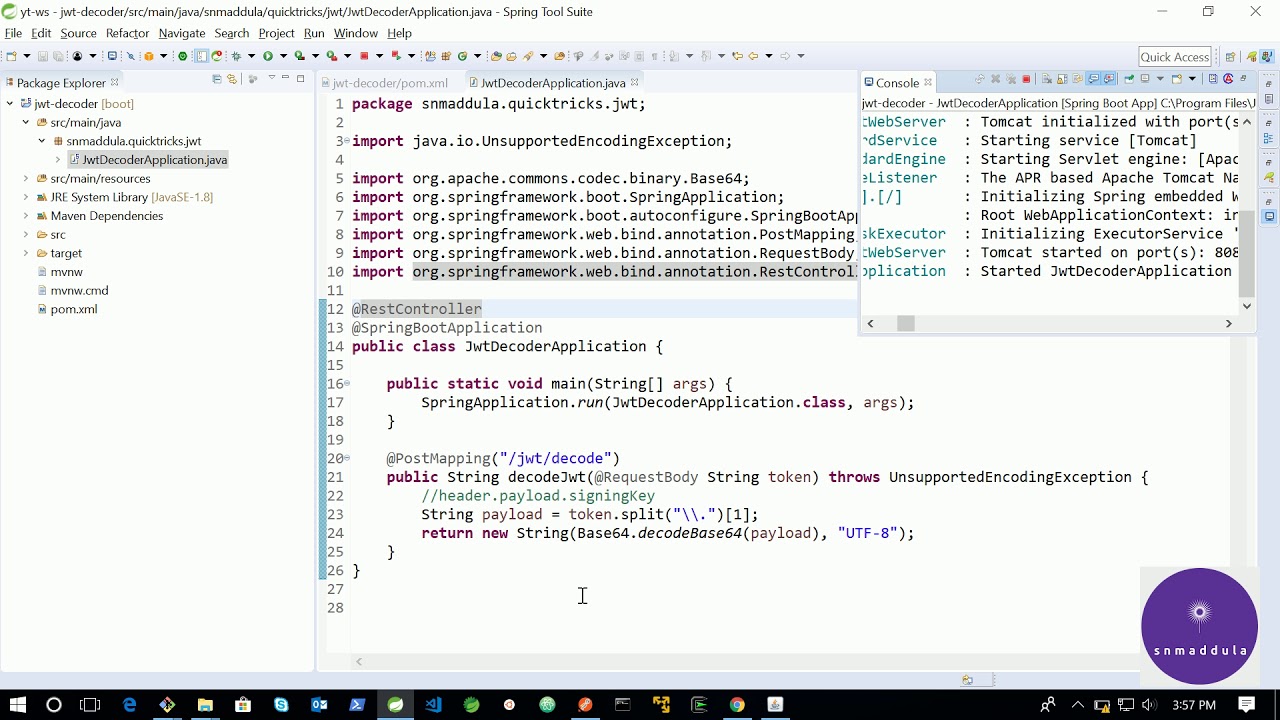 Decode Jwt Payload Youtube