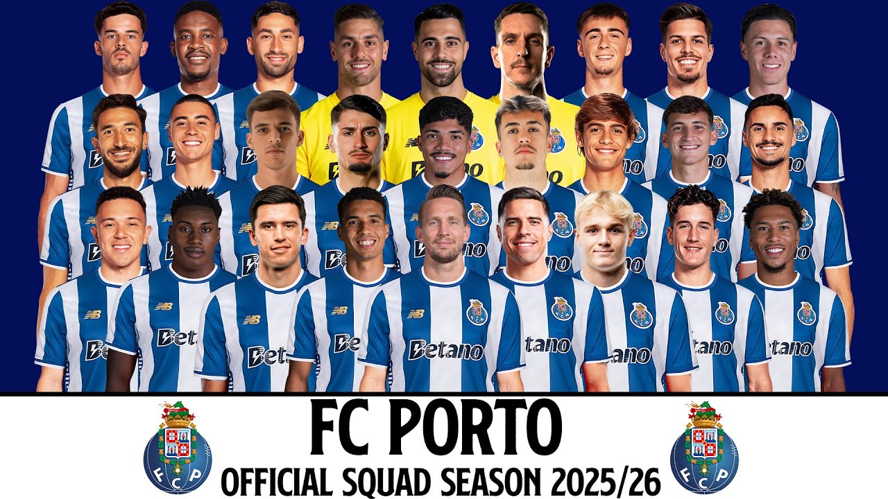 Fc Porto Official Squad Season 2025 26 Fc Porto Squad 2025 26