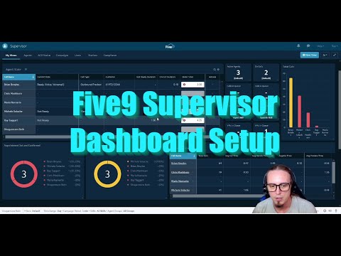 Five9 Supervisor Dashboard Setup Youtube