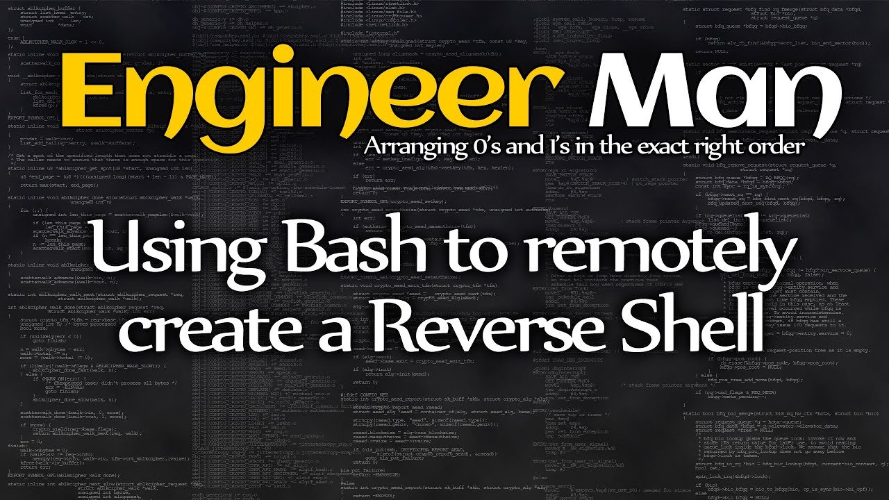 Use Bash To Remotely Create A Reverse Shell Youtube