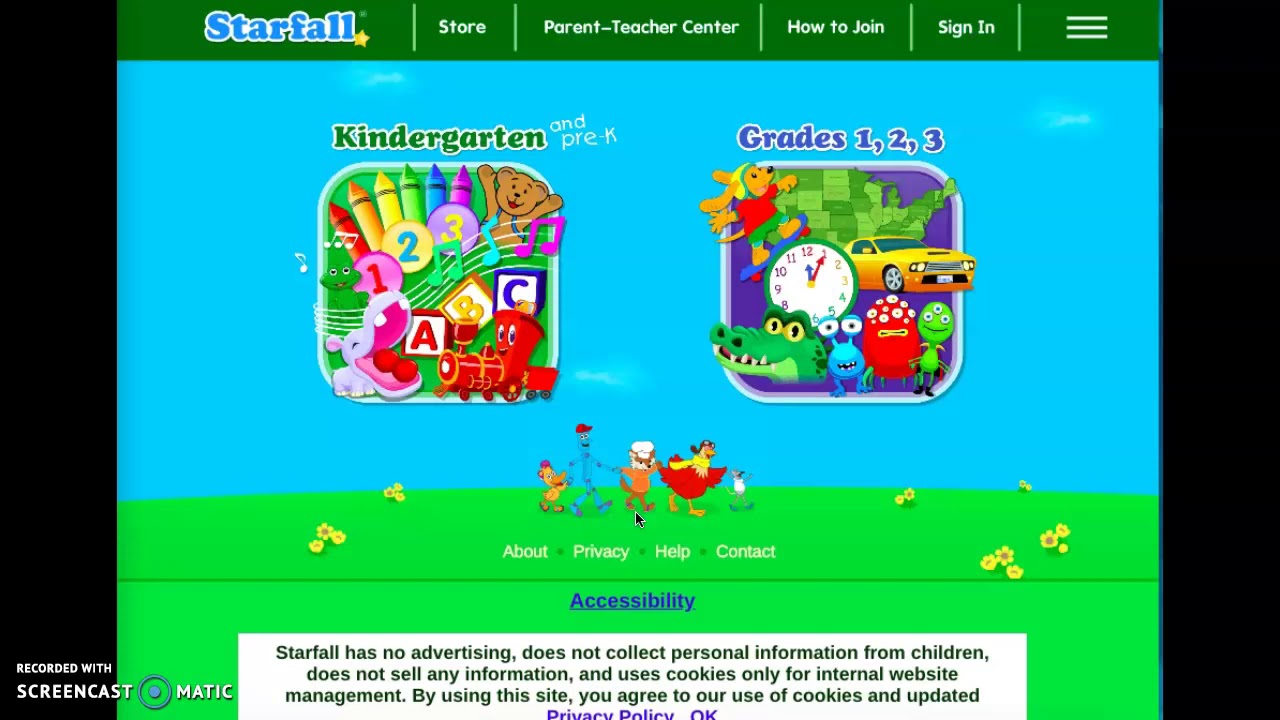 Starfall Introduction Youtube