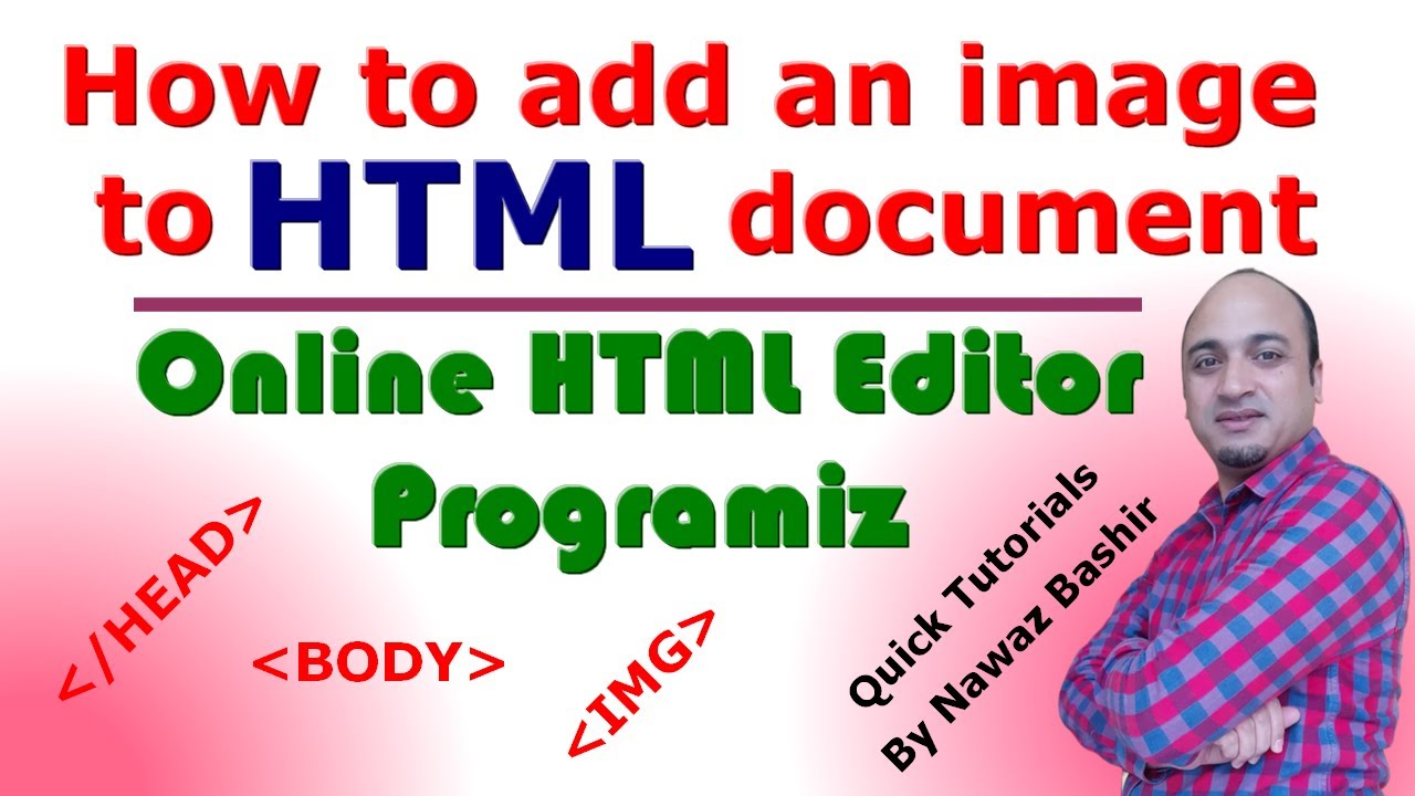 How To Add Image To Html Document Online Html Editor Programiz