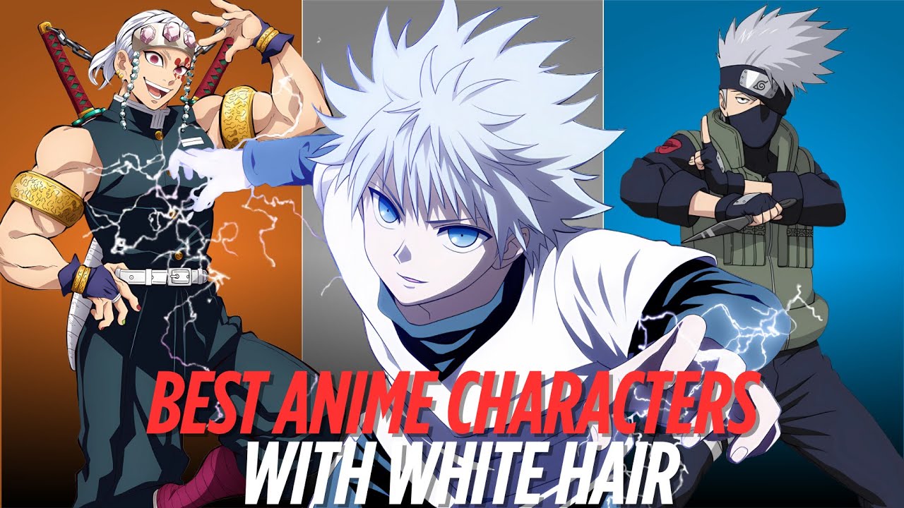 Top 50 Anime Characters With White Hair Youtube
